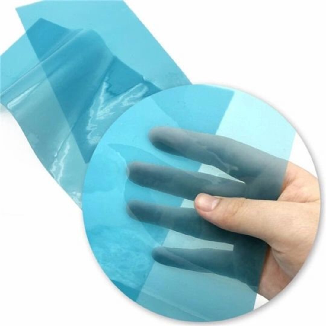 Blue Candy Solid Jelly Sheets, Vinyl Sheet F1-110 - Etsy