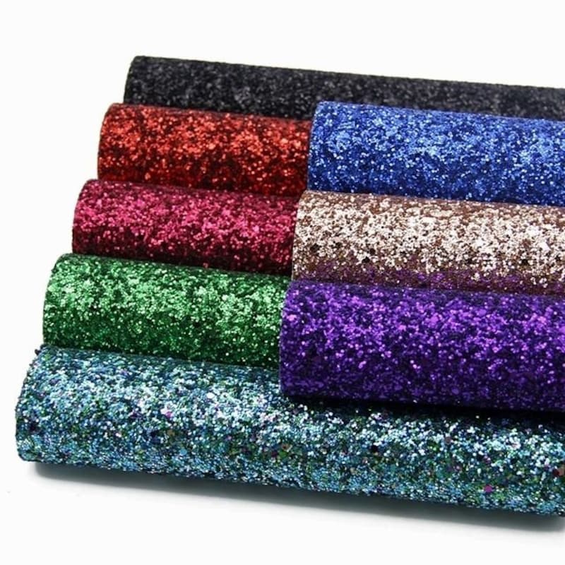 Leather Glitter Fabric - Etsy