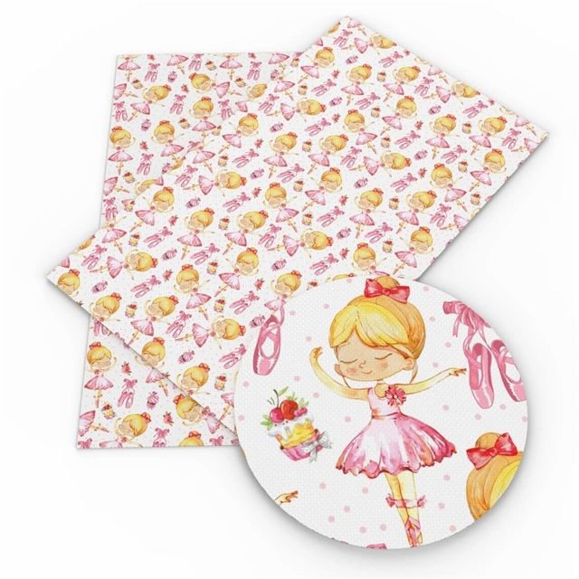 Ballet Faux Leather Sheets, Ballerina Vinyl Fabric Sheet (N4-111) - Etsy