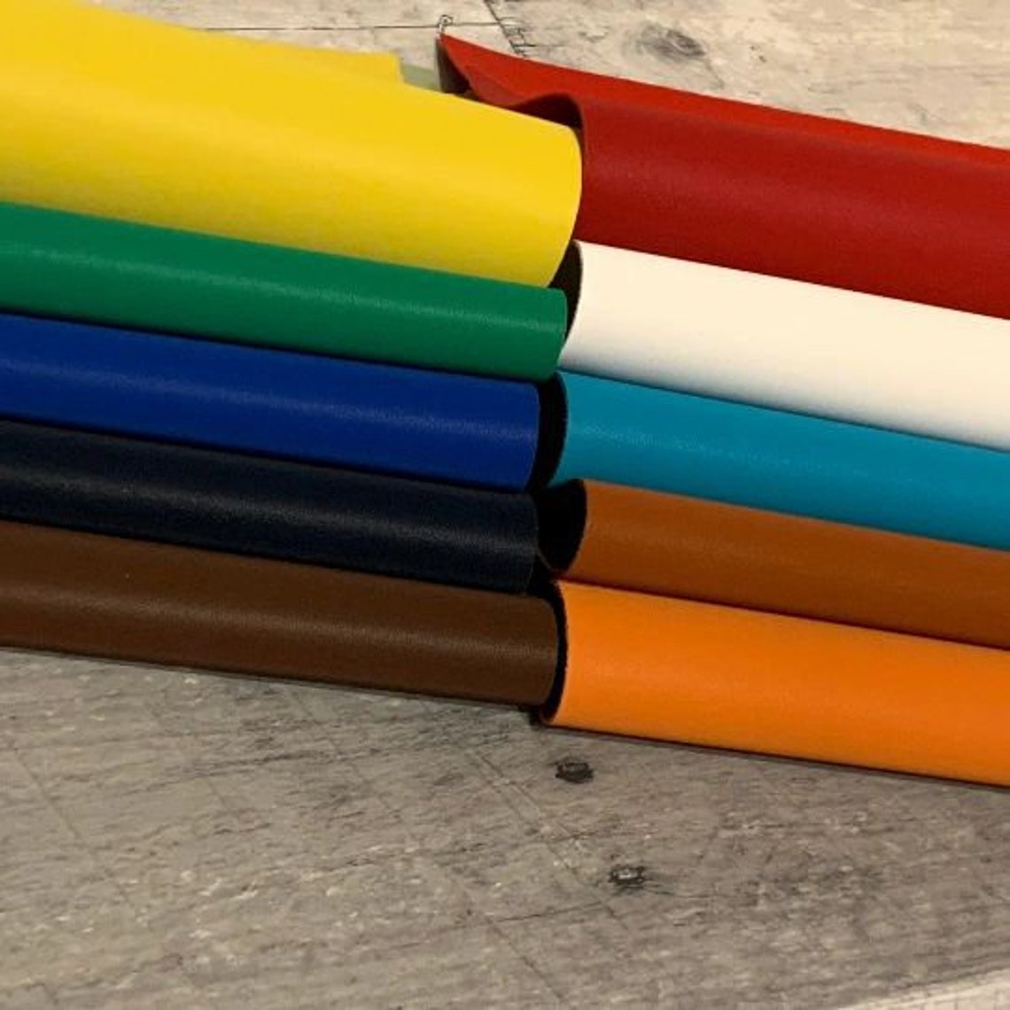 Solid Rich Color Vinyl Faux Leather Sheets, Vinyl Fabric Sheet (G5-100 ...