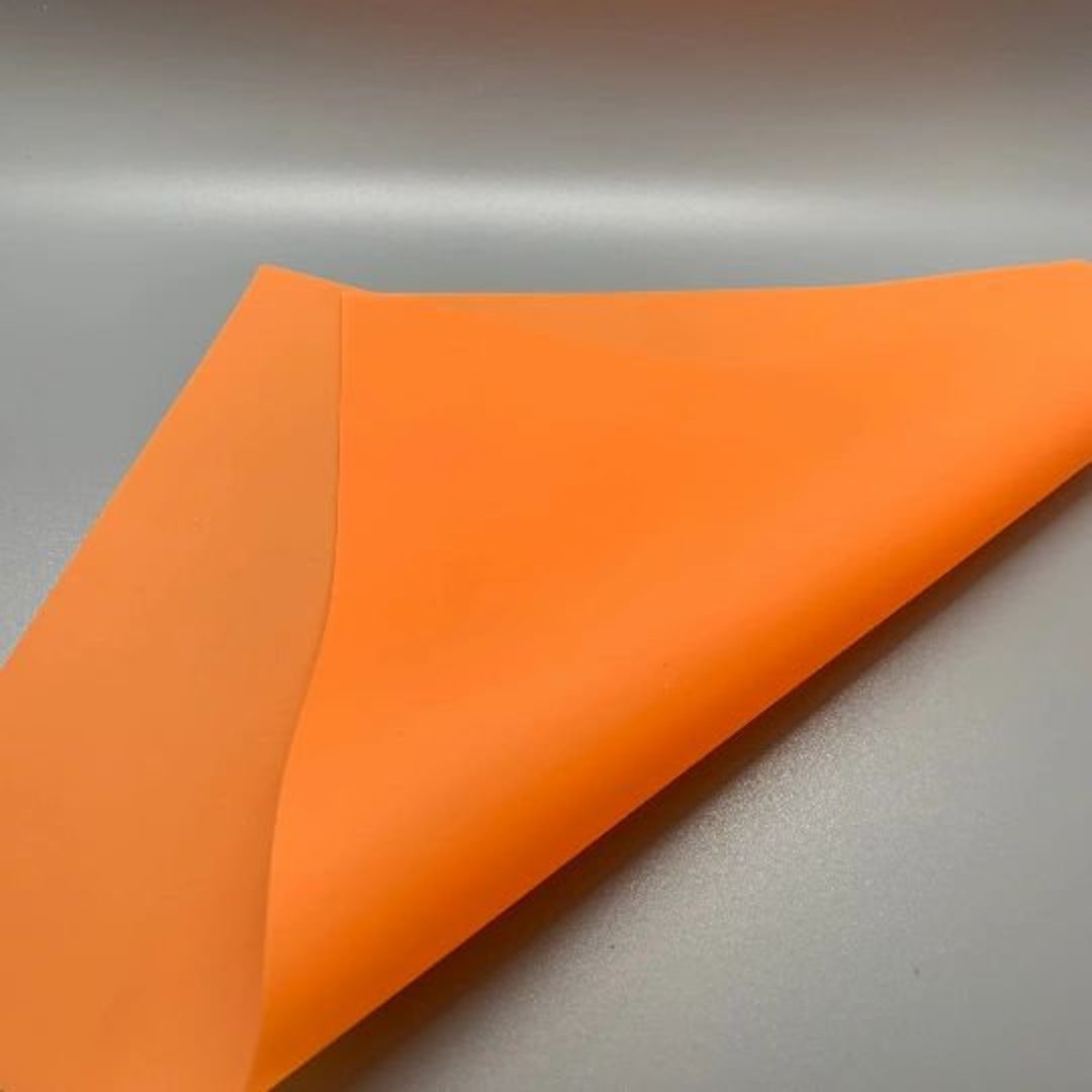 Neon Orange Silicone Jelly Sheets, PVC Vinyl Sheet (Z0-102) - Etsy