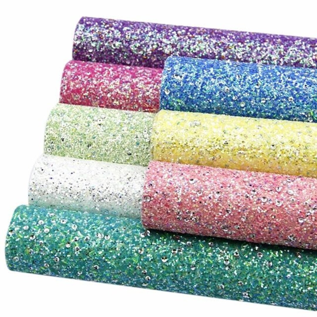 Sequin Glitter Sheet, Vinyl Fabric Sheet (K5-110) - Etsy