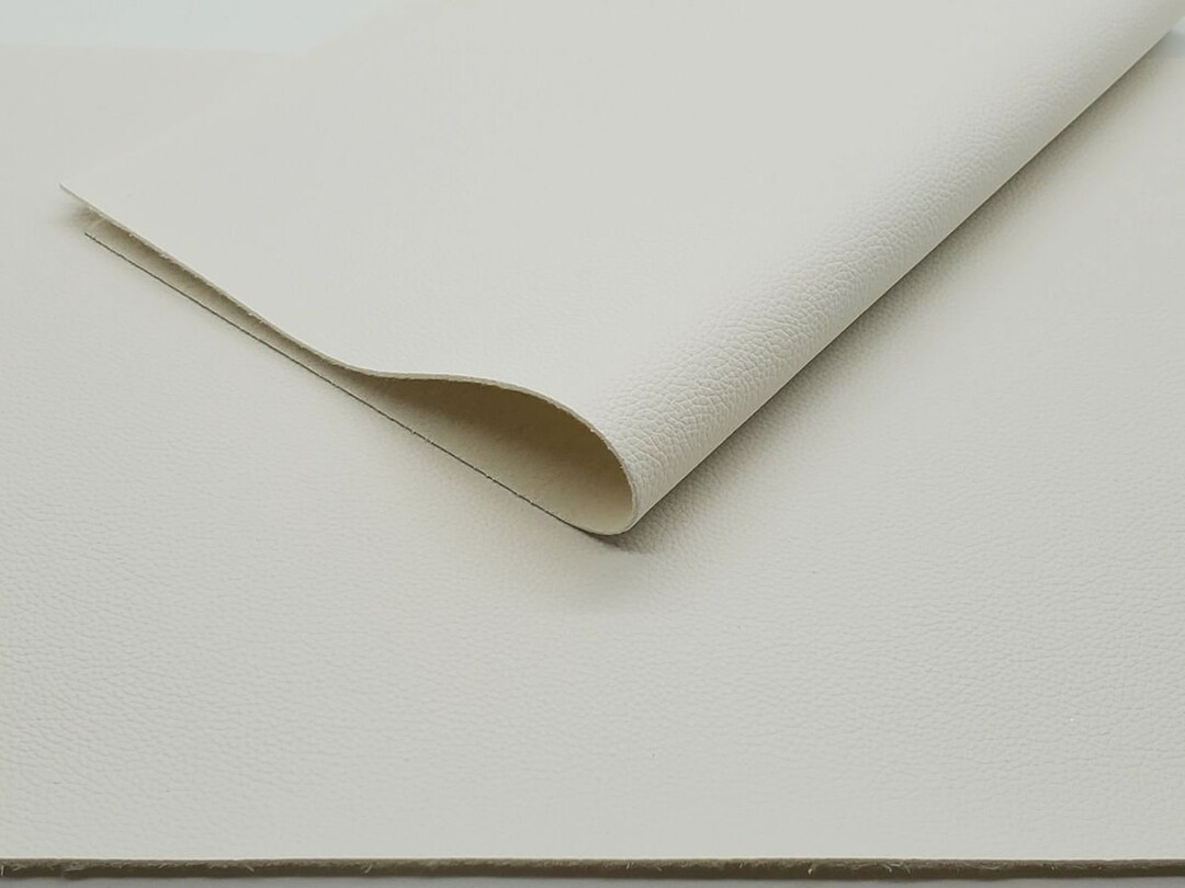 Off White Faux Leather Sheets, Vinyl Fabric Sheet (F5-102) - Etsy