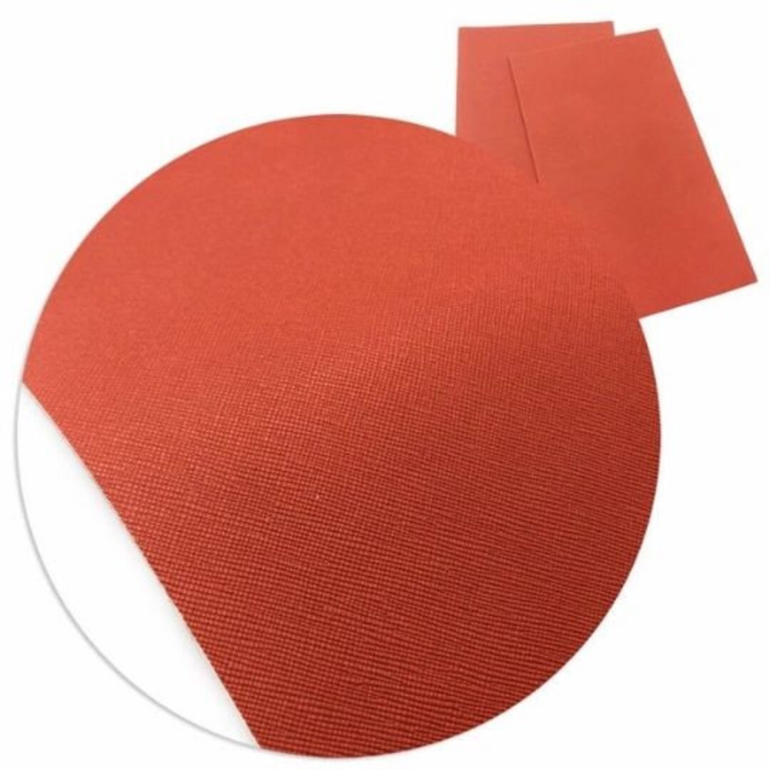 Red Orange Faux Leather Sheets, Vinyl Fabric Sheet (G4-108) - Etsy