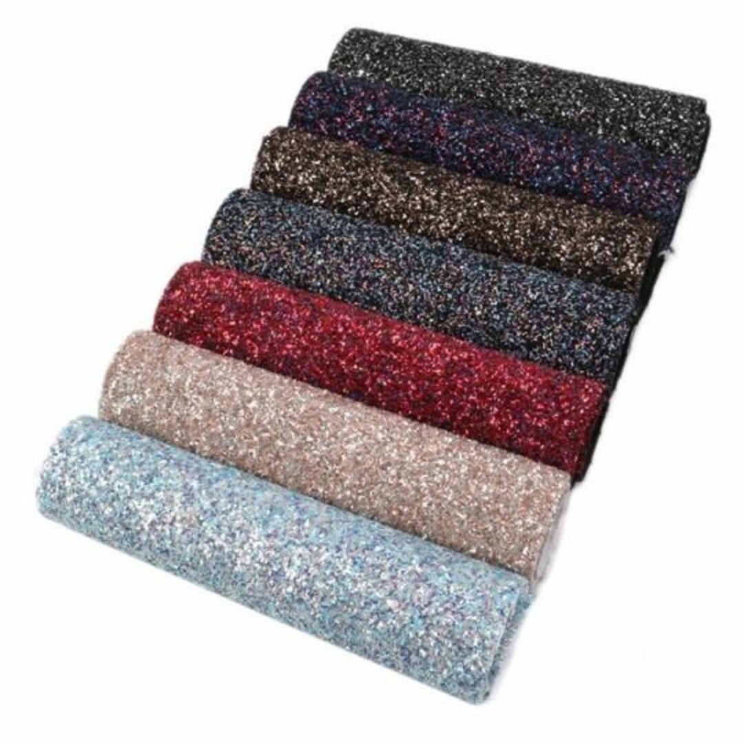 Tinsel Collection: Chunky Glitter Faux Leather Sheets (AA4-100) - Etsy