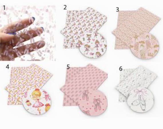 Ballet Faux Leather Sheets Ballerina Vinyl Fabric Sheet - Etsy