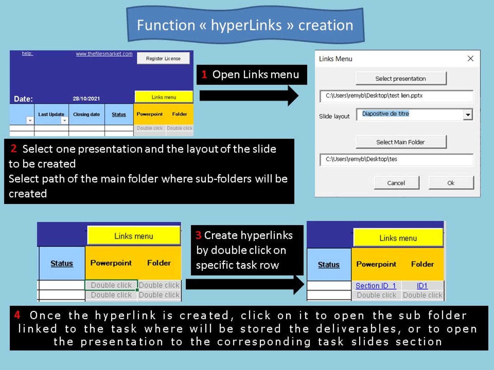 LOP - Open Actions List - Excel Template - Etsy