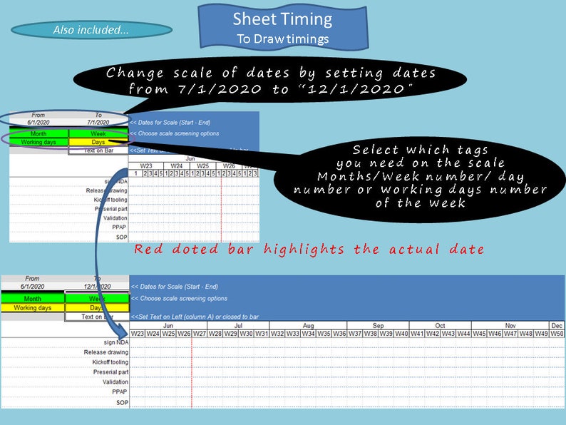 LOP List of open points Excel template | Etsy