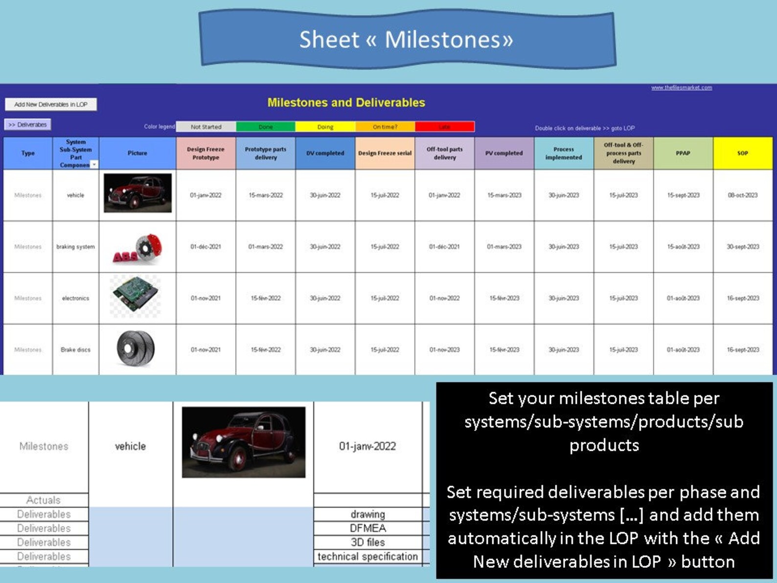 LOP - Open Actions List - Excel Template - Etsy