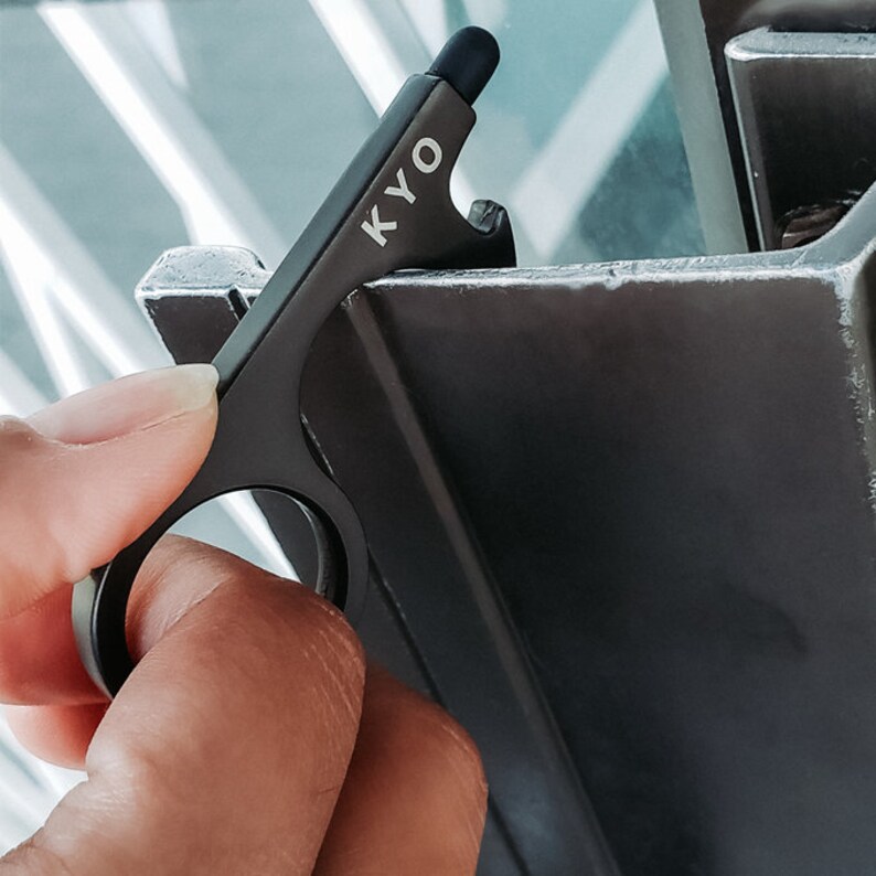 Touchless Keychain Tool 100% Copper Hygienic Germ-Free | Etsy