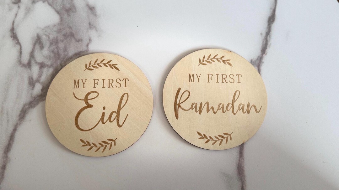Reversible Eid/ Ramadan/my First Ramadan/ My First Eid Milestones Disc ...