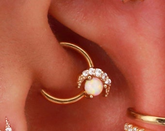 Gold Moon Daith Jewelry - Etsy