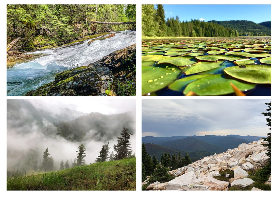 Outdoor Postcards.assorted Scenic Postcards. Sets of 4. Scenic ...