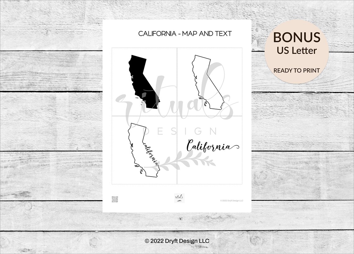 California SVG Editable California Outline, State SVG Sharp Lines ...