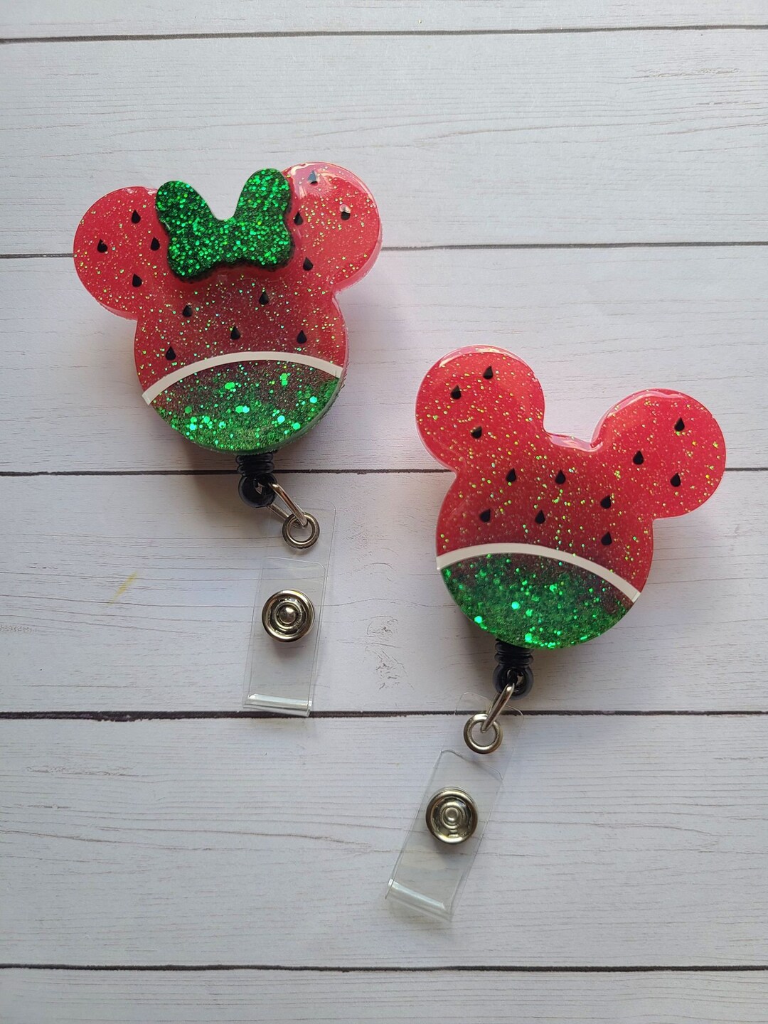 Watermelon Mouse Badge Reel - Etsy