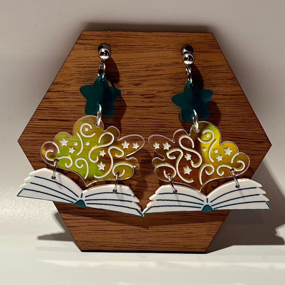 Books Are Magical Earrings - Etsy