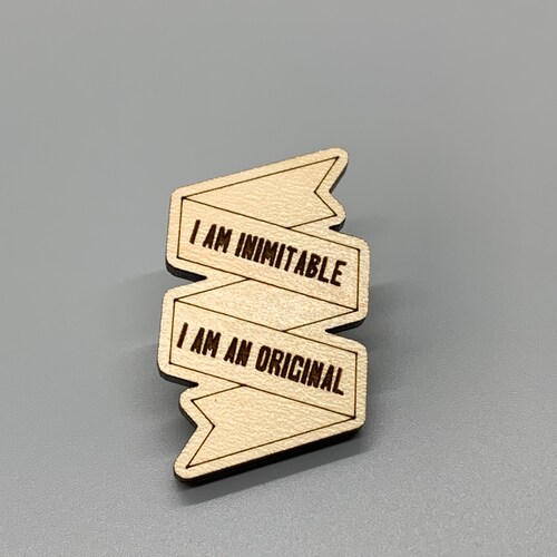 I Am Inimitable I Am Original Lapel Pins Alexander Hamilton - Etsy
