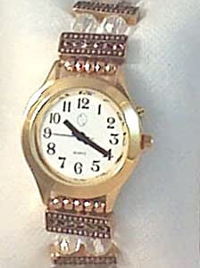 Elegance Collection-Ladies Talking Wrist Watch Gold Tone with | Etsy