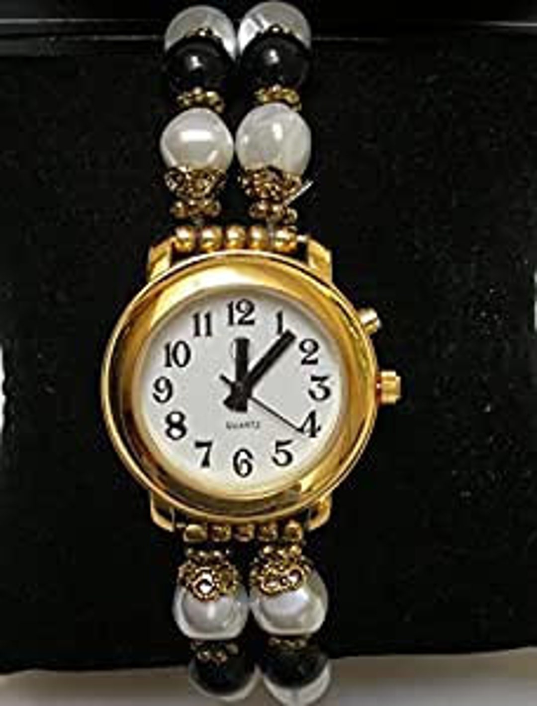 Elegance Collection-ladies Talking Wrist Watch Gold Tone With Deluxe ...