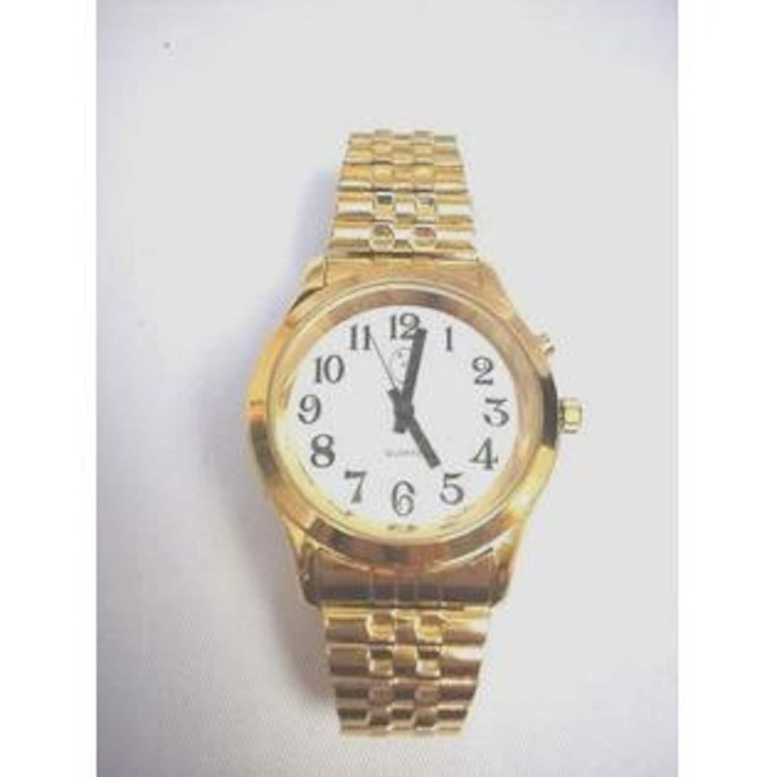 Ladies Deluxe Talking Wrist Watch Gold Tone W/deluxe Stretch Band - Etsy
