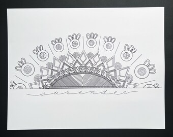 PRINTABLE Single Coloring Page-printable-digital File - Etsy