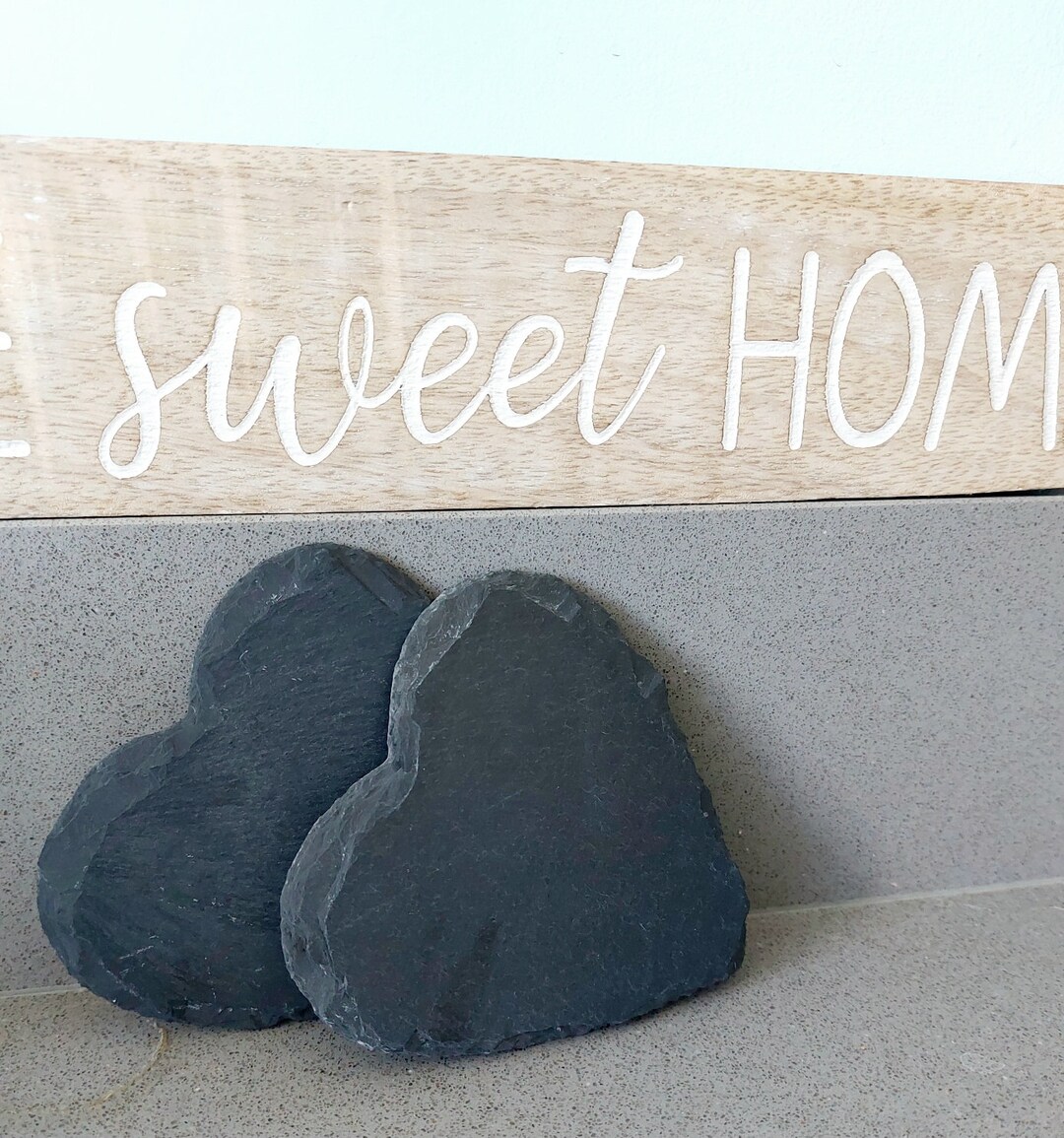 Slate Heart Coasters - Pack of Six - Etsy