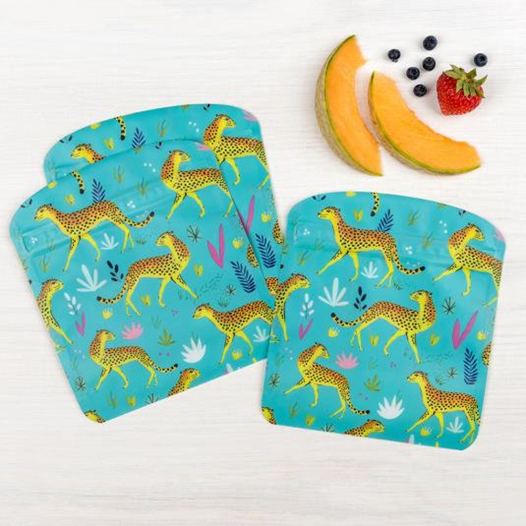 Snack Bags - Set of 3 (various Designs) - Etsy