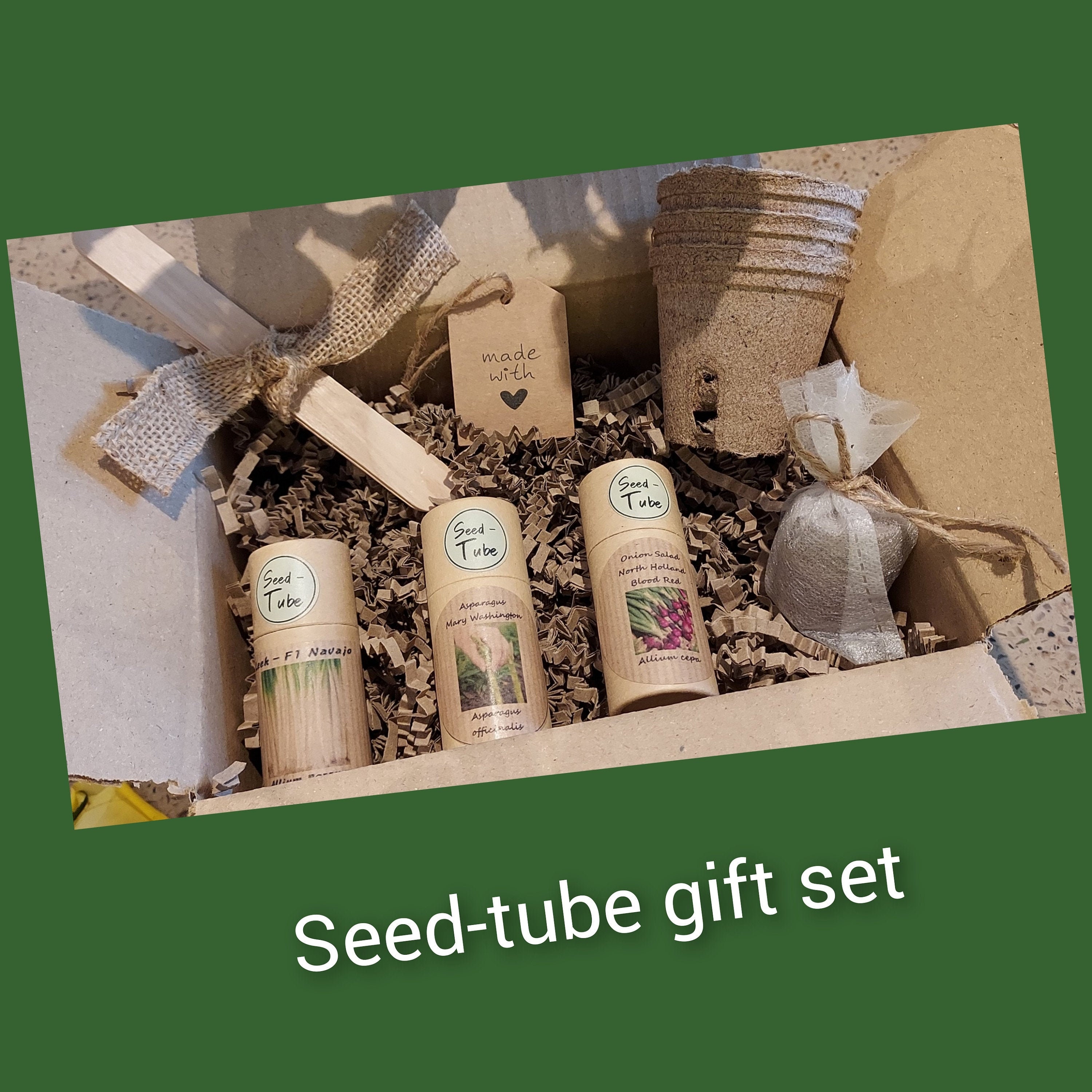 Vegetable Seed Gift Set Grow Your Own Onions Asparagus & | Etsy UK
