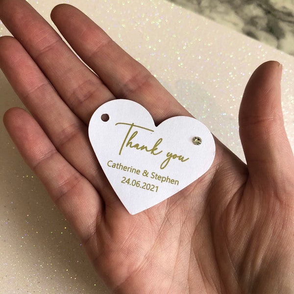 Heart Shape Tags - Etsy