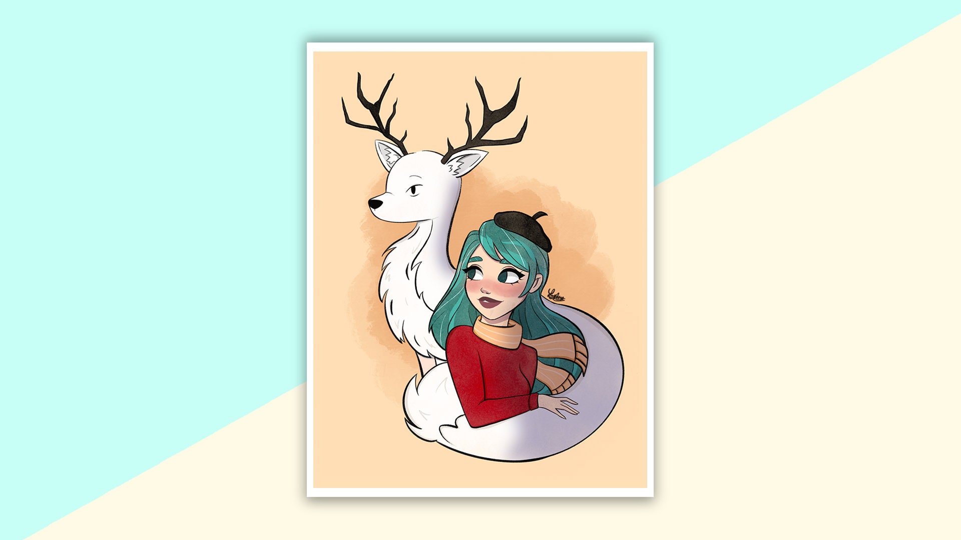 Hilda Art Print - A5 Digital Illustration Poster - Hilda Fanart - Etsy