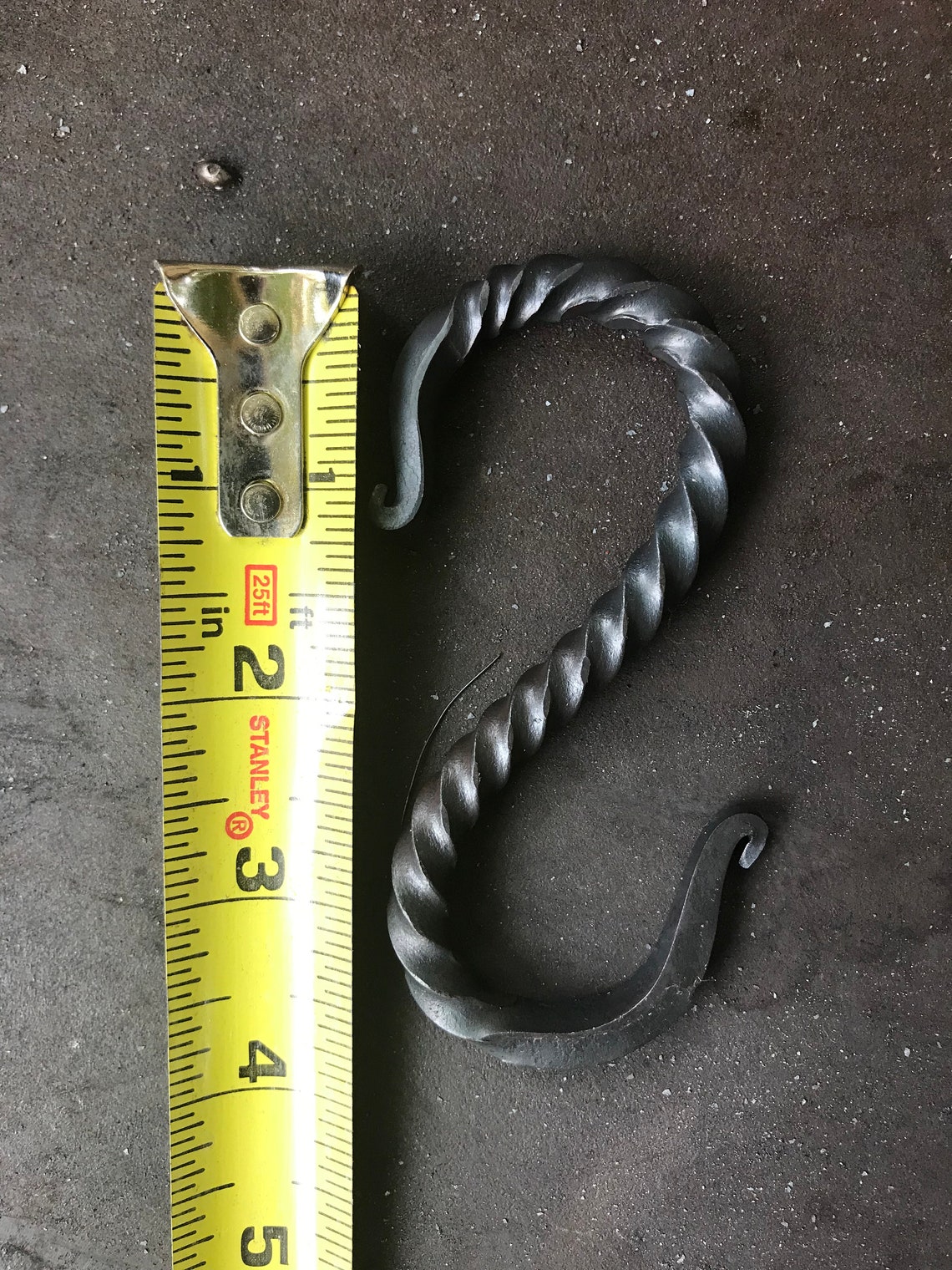 S Hooks / Black / Small / Long Twisted / Decorative / Wrought | Etsy