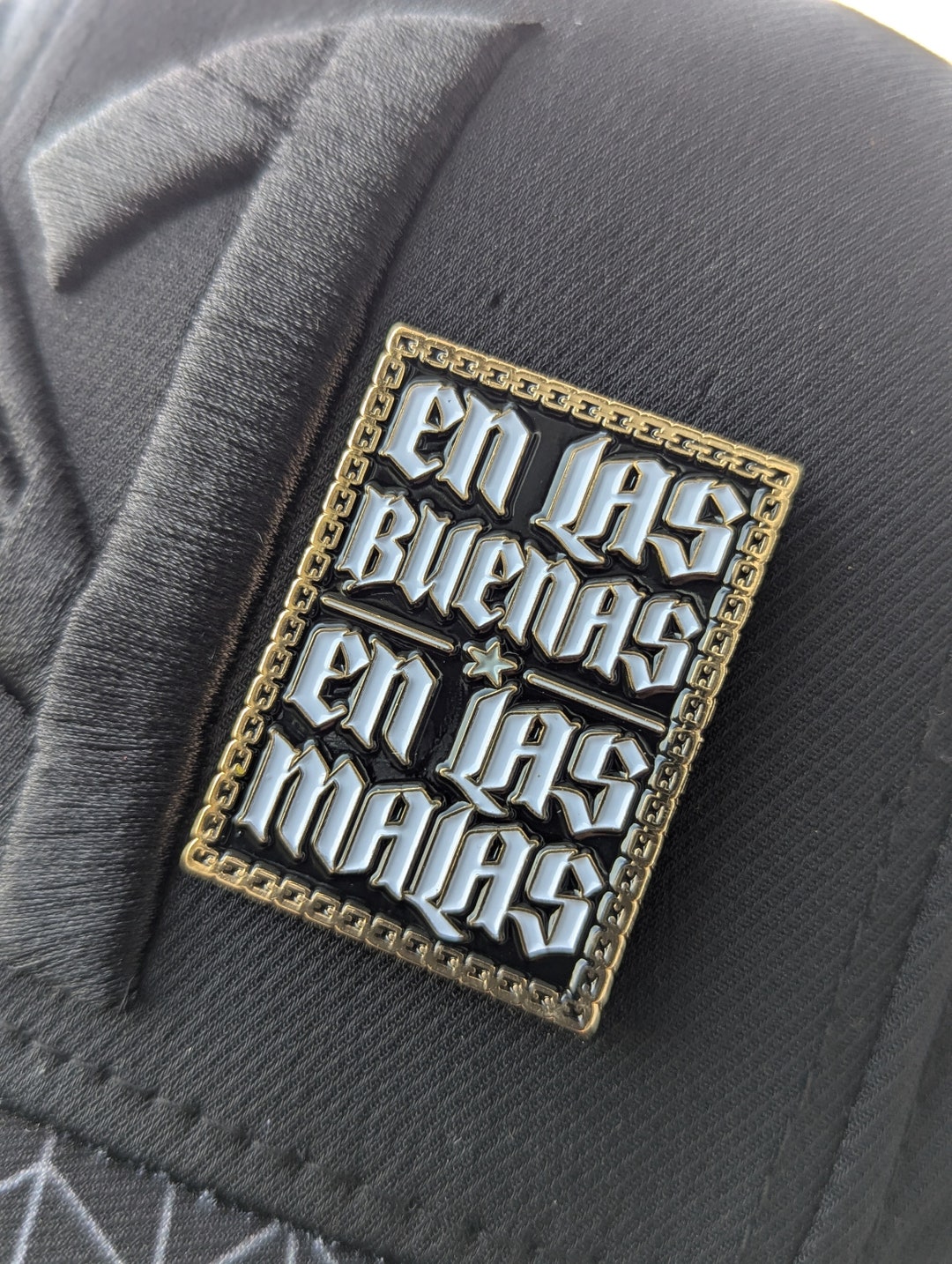 LAFC Pin En Las Buenas En Las Malas Good Bad Jacket Vest Hat Shirt ...