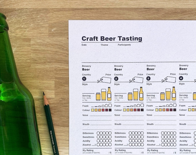 Beer Tasting Pro Printable Guide - Etsy