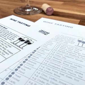 Wine Tasting Basic Printable Guide - Etsy