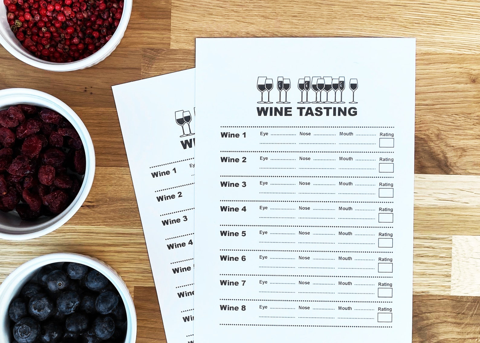 Wine Tasting Basic Printable Guide - Etsy