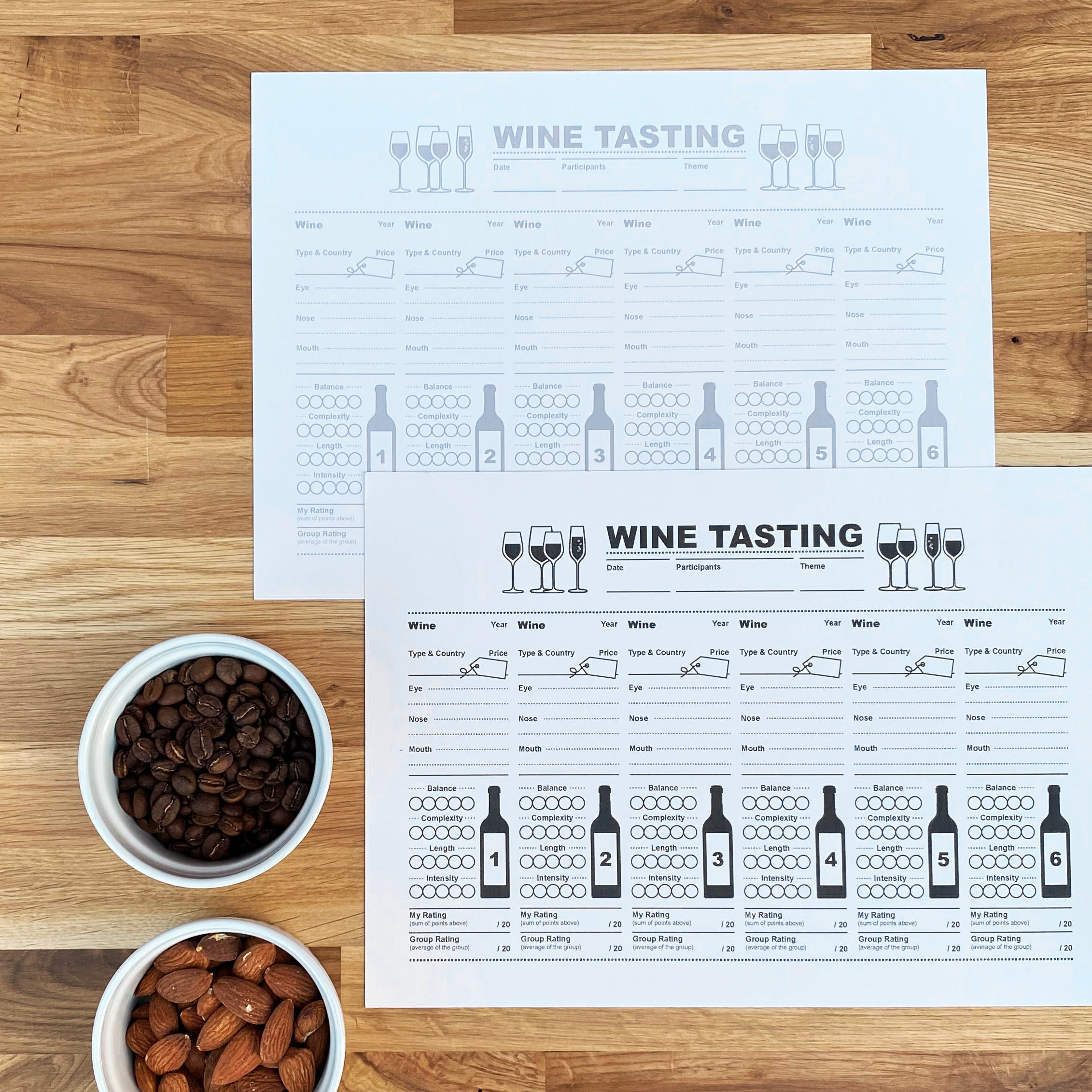 Wine Tasting Pro Printable Guide - Etsy