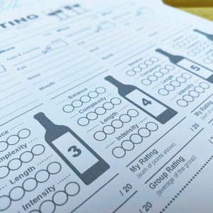 Wine Tasting Pro Printable Guide - Etsy