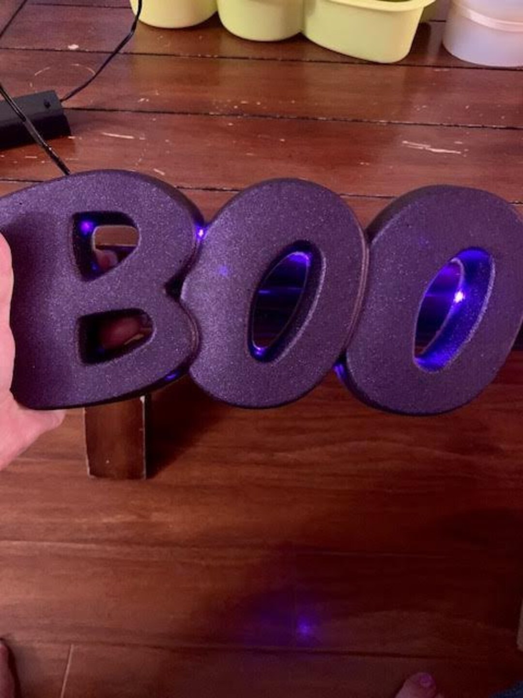 Light up boo Sign - Etsy