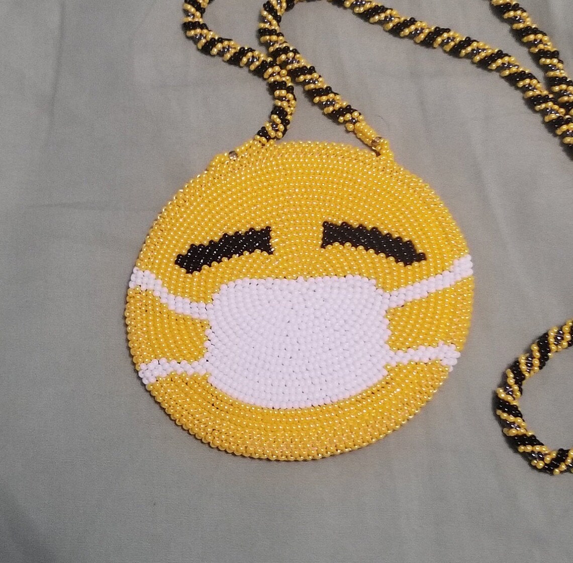 Stay Safe Emoji Medallion - Etsy