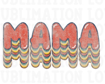Mama Bubble Letters - Etsy