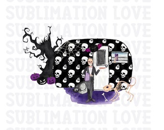 Halloween Camper Clipart - Etsy