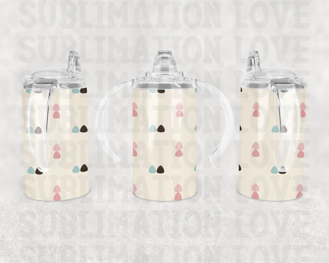 Boho Pattern Straight Sippy Cup Sublimation Designs Downloads, Digital ...
