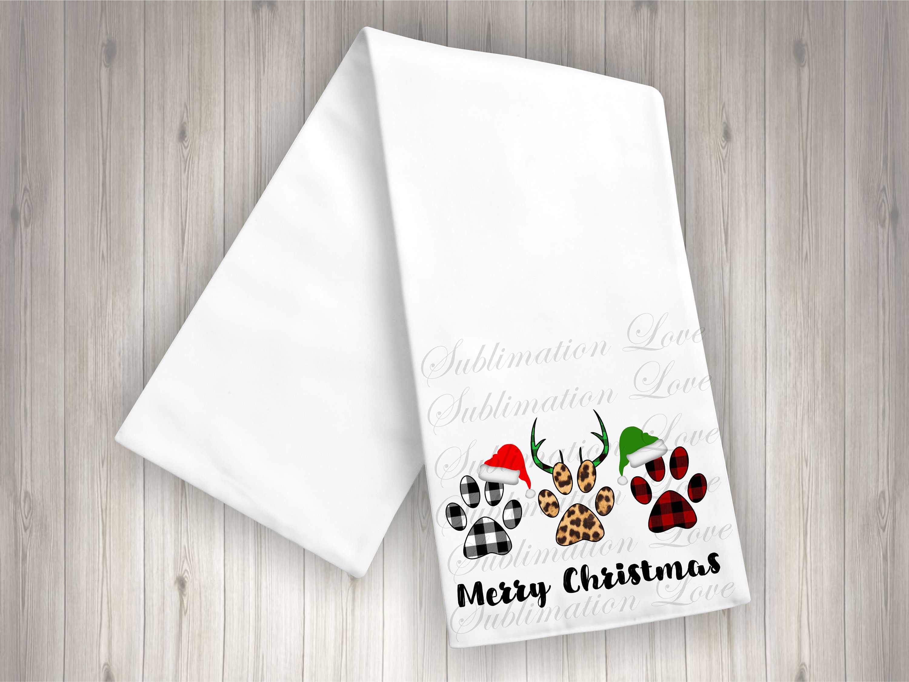 Merry Christmas Paws PNG Christmas Sublimation Designs | Etsy