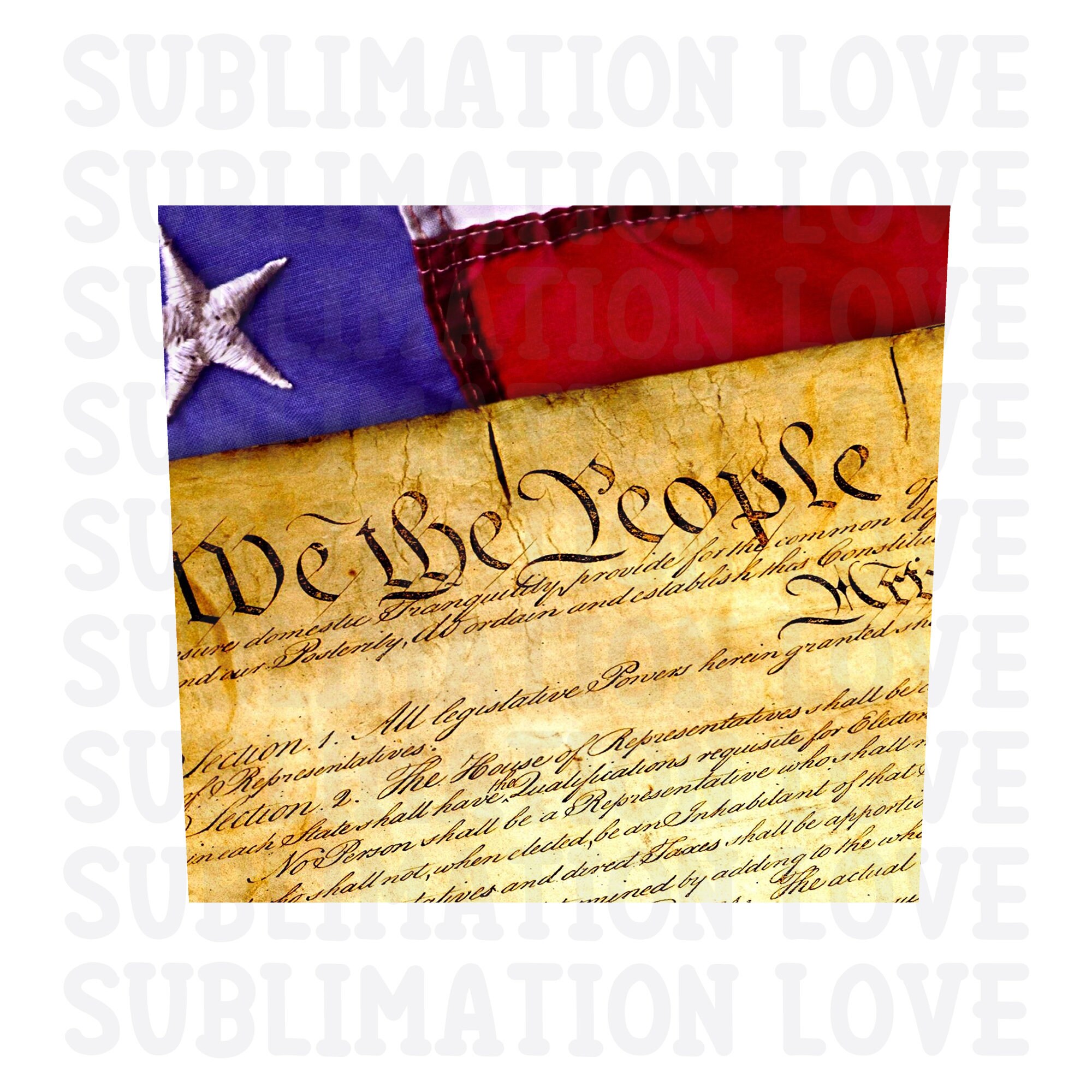US Constitution Sublimation 20oz Skinny Designs Downloads - Etsy