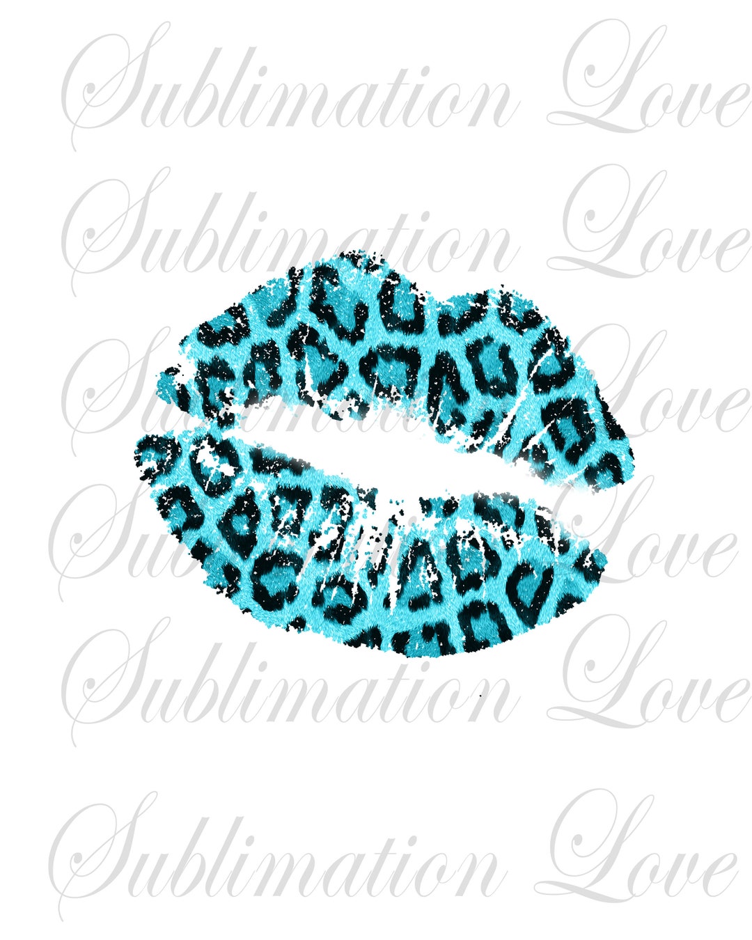 Leopard Lips PNG, Kiss Png, Valentine PNG, Valentine's Day Sublimation ...