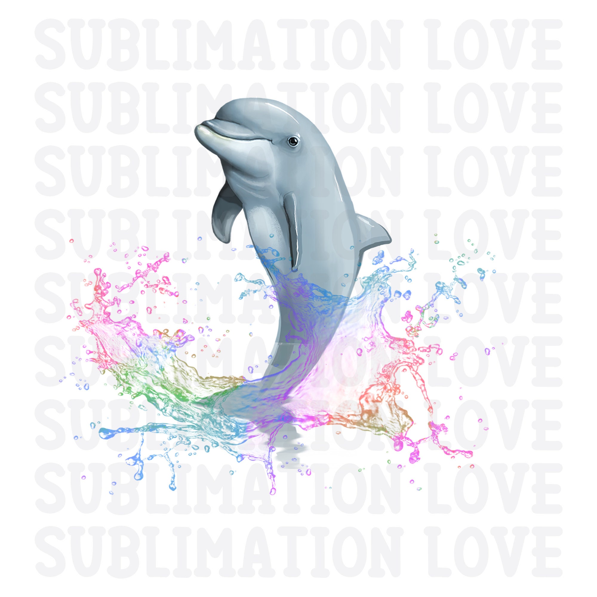 Dolphin PNG Dolphin Sublimation Designs Downloads Dolphin | Etsy