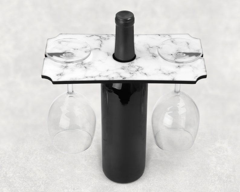 Black White Marble Wine Caddy PNG Sublimation Designs - Etsy