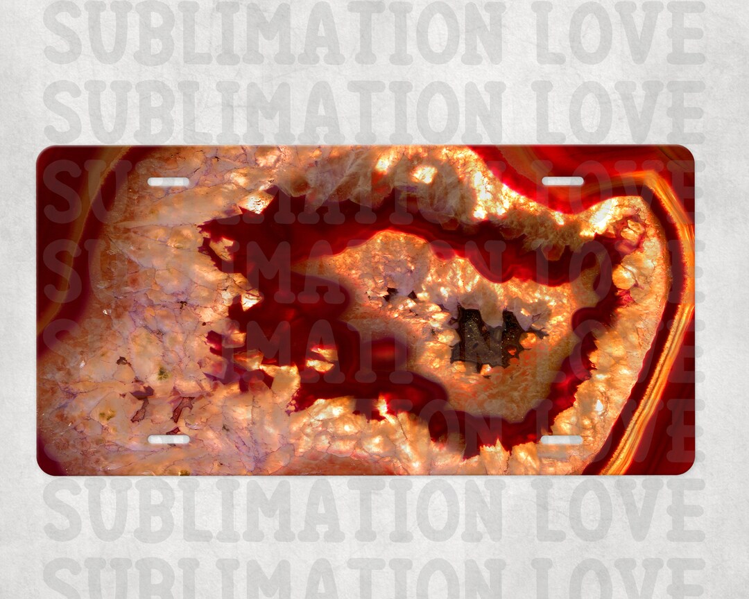 Red Agate License Plate PNG, Digital Download, Sublimation Designs ...