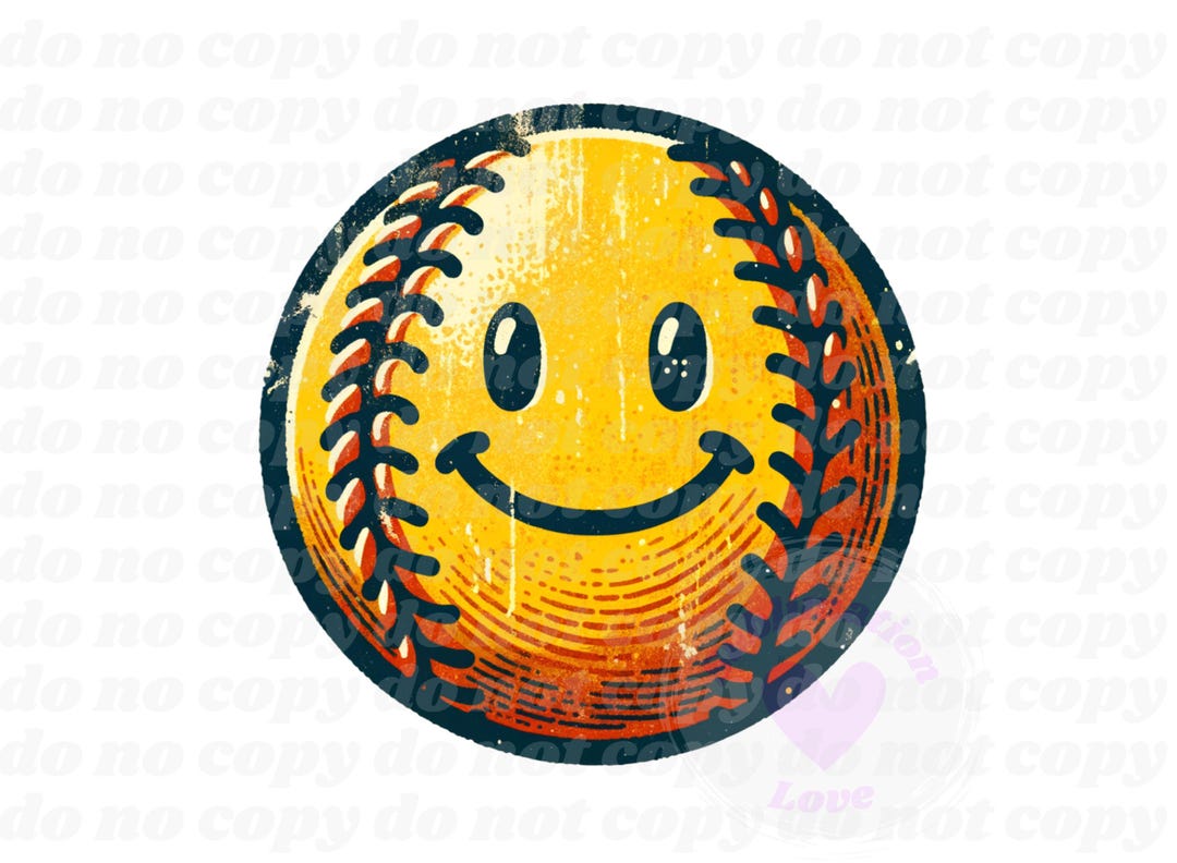 Softball PNG, Kids Softball PNG, Smiley Face Softball PNG, Softball ...