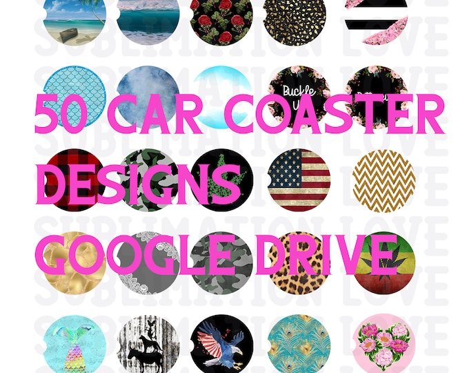Car Coaster Drive 50 Car Coaster Designs Coaster PNG Designs - Etsy